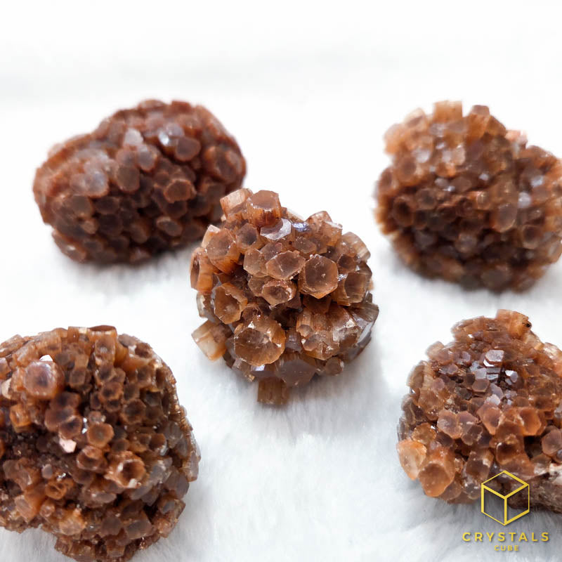 Aragonite (Brown) Cluster – Crystal Tale