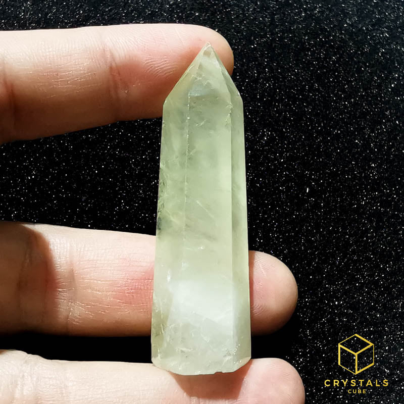 Lemon Quartz Point – Crystal Tale