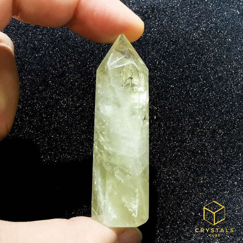 Lemon Quartz Point – Crystal Tale